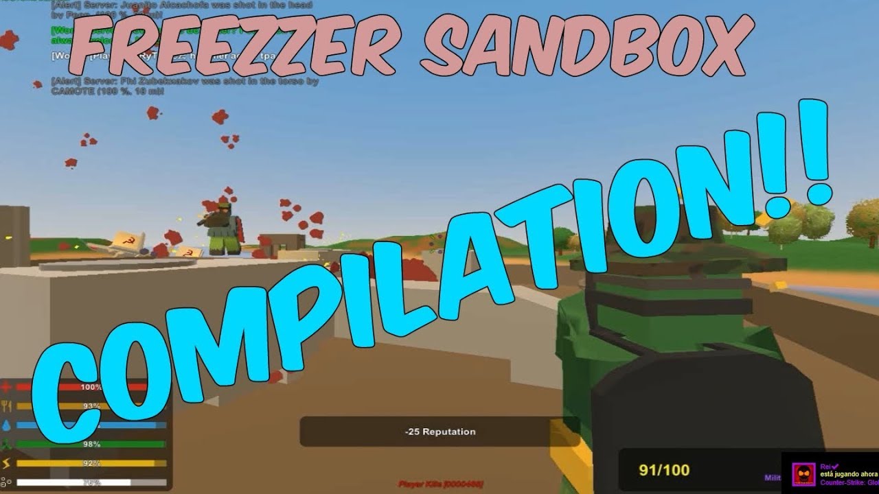 FREEZZER SANDBOX PEI | UNTURNED | COMPILATION - YouTube