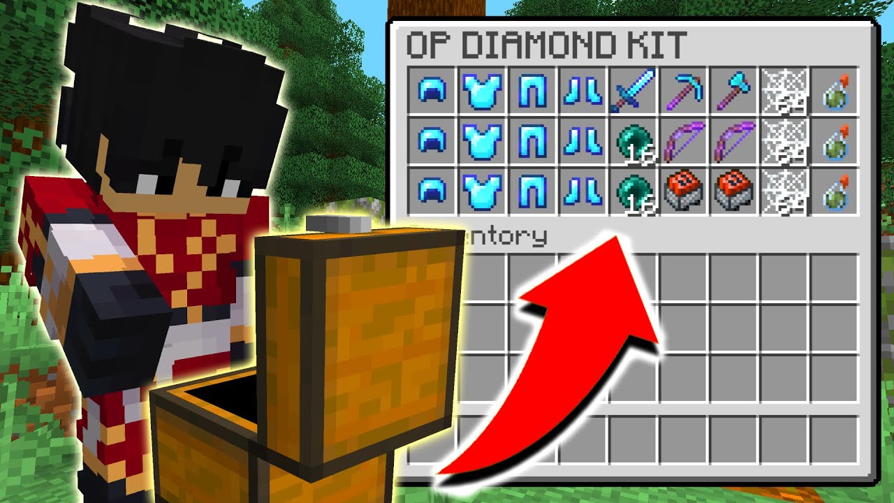 Minecraft Manhunt, But There Are Kits - YouTube