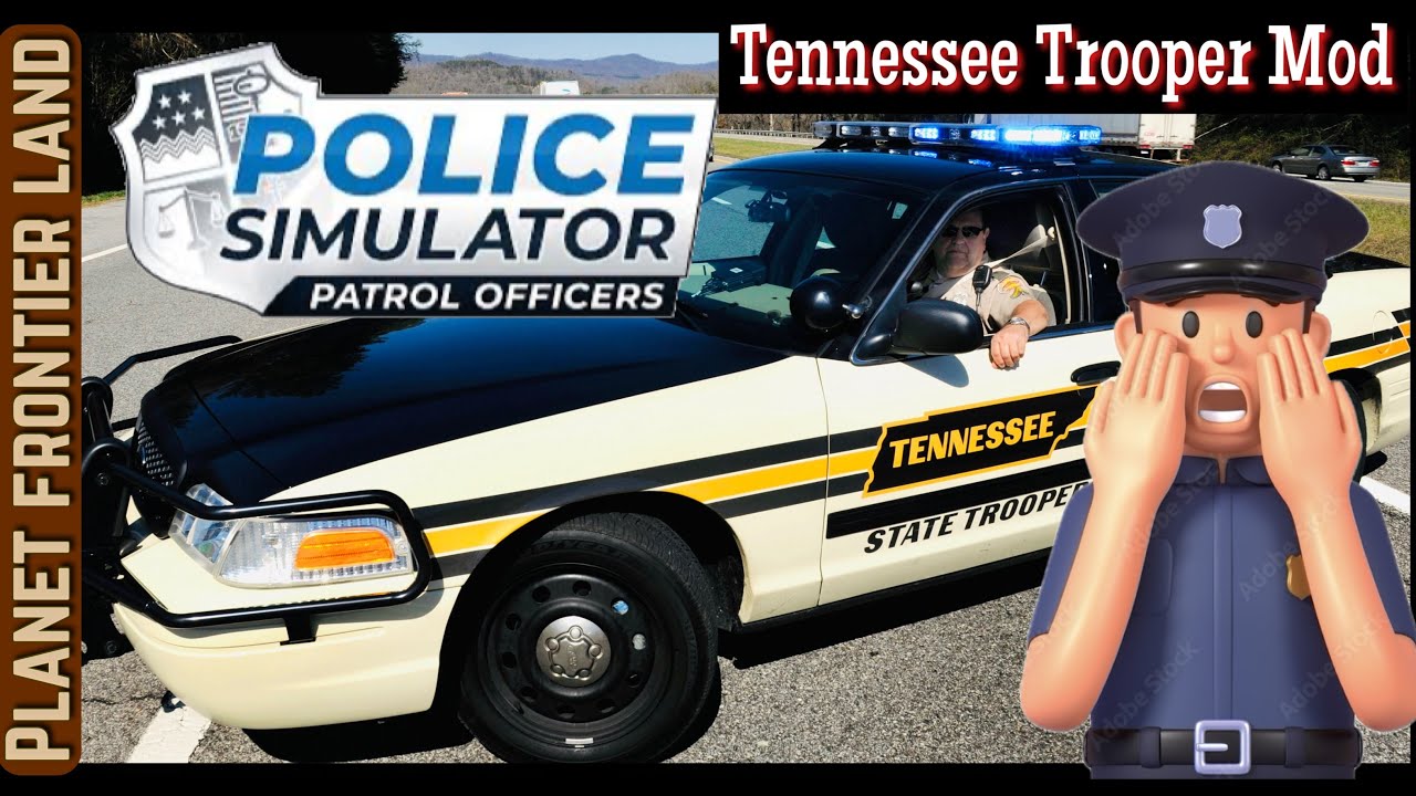 (Police Simulator: Patrol Officers) Tennessee State Patrol car skin mod ...