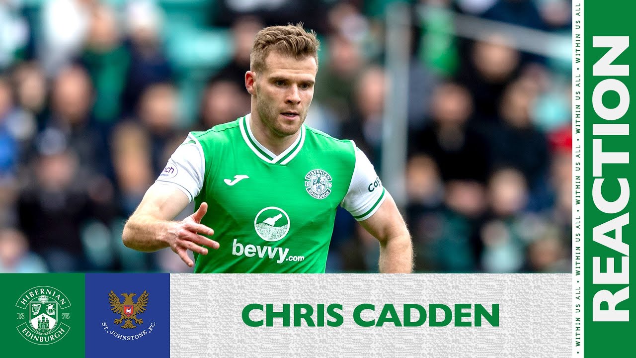 Chris Cadden's Reaction: Hibernian 1 St Johnstone 2 | cinch Premiership ...