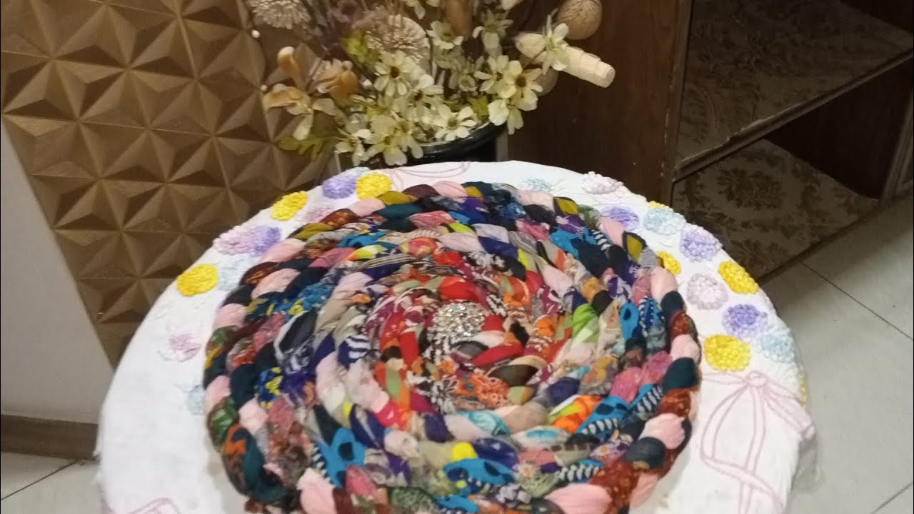 Table mat#my extra shafon dupatta s # 12 pieces# - YouTube