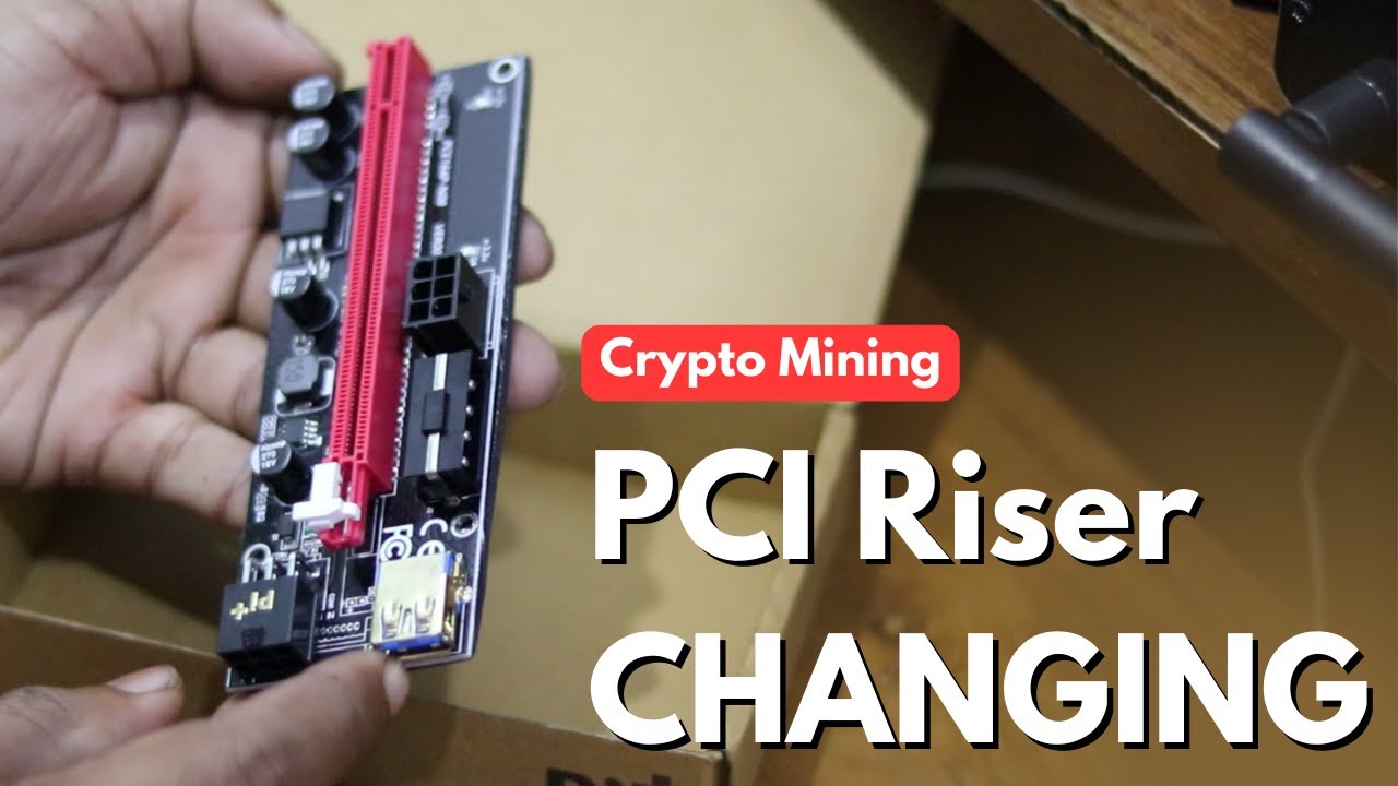 Cryptocurrency Mining Machine | PCI Riser Change - YouTube
