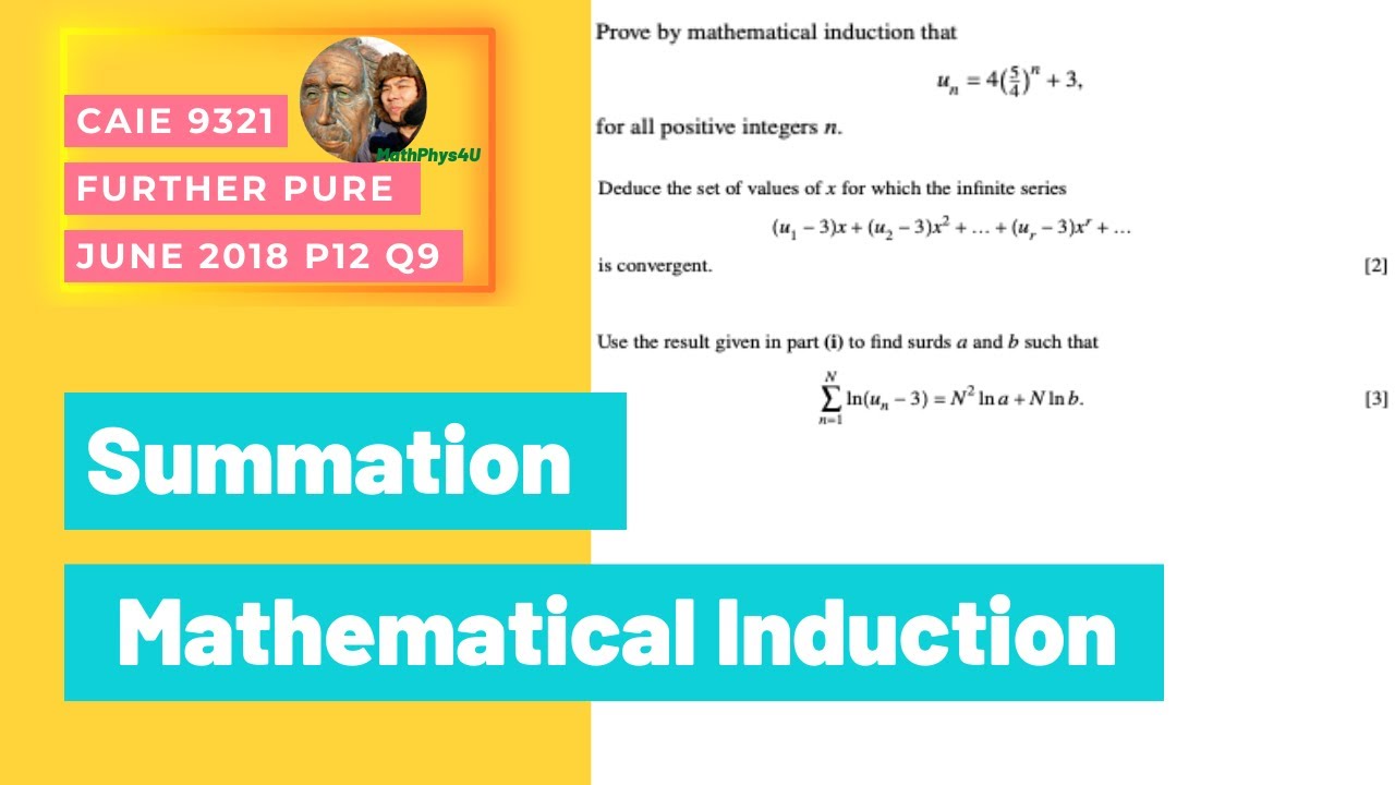 CIE A-LEVEL FURTHER FURTHER PURE 1 JUNE 2018 PAPER 13 QUESTION 9 | STEP ...