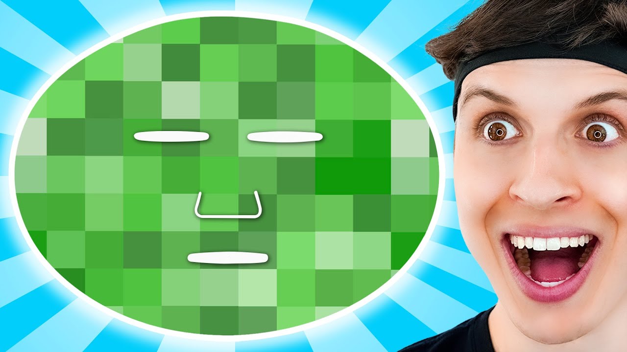 I Made A Minecraft Face Mask - YouTube