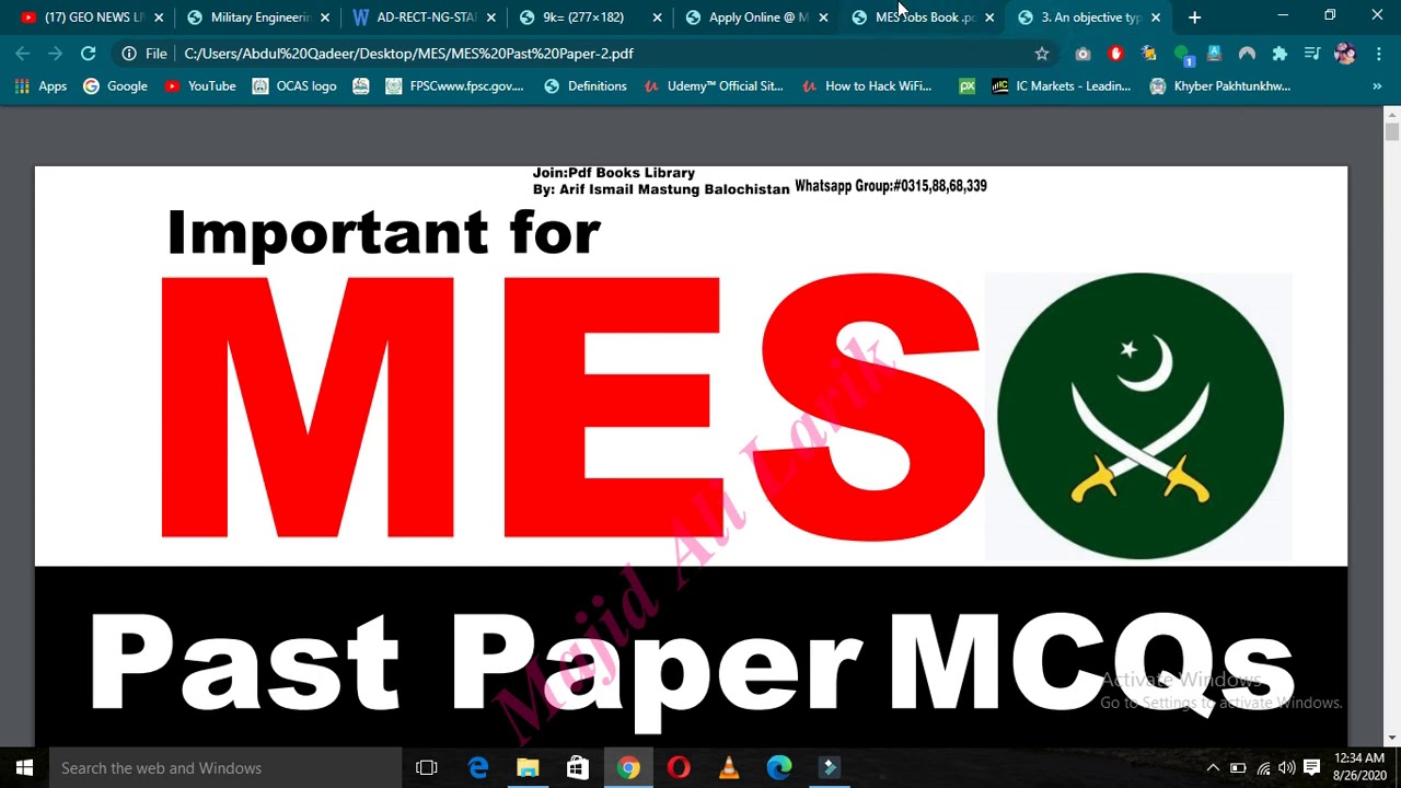 How to apply in MES Military Engineer Service Procedure for applying ...