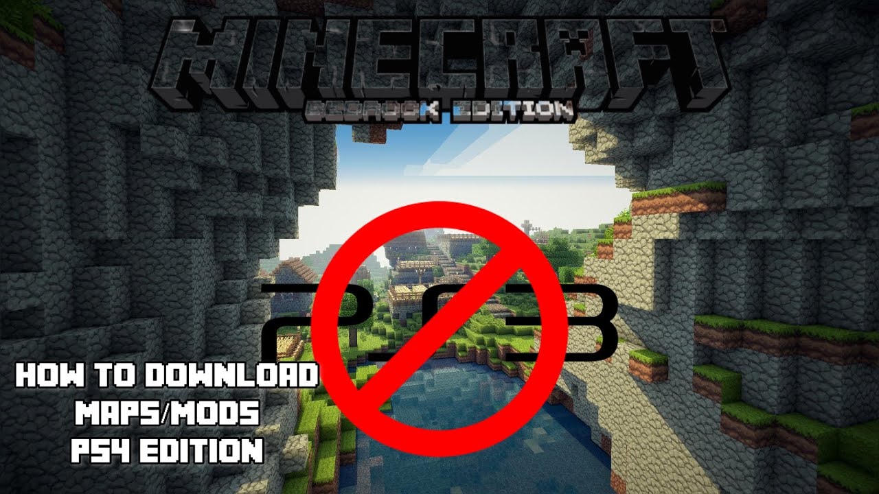 How To Download Minecraft Bedrock Edition Mods/Maps On PS4 - YouTube