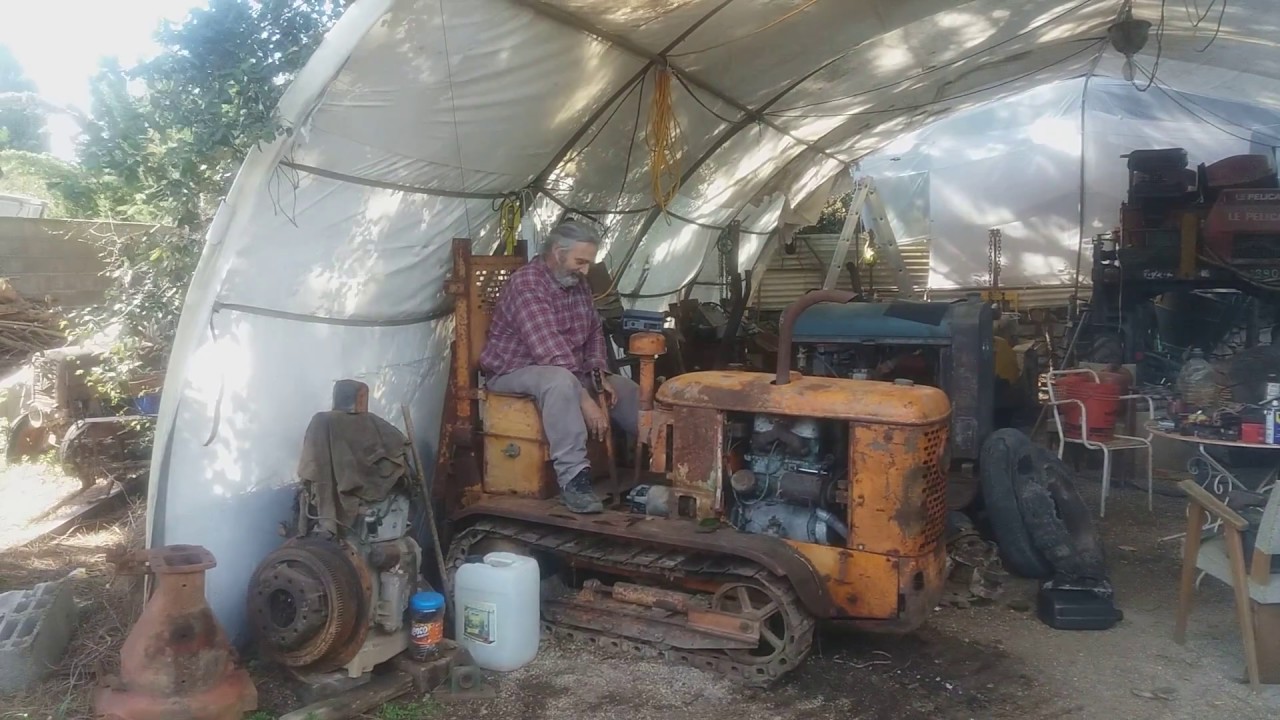 Tracteur chenillard ADN25 - YouTube