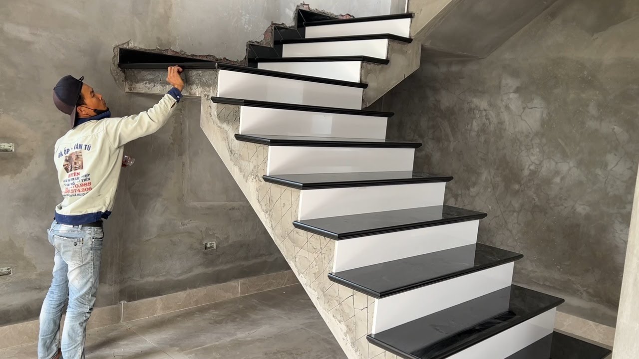 Impressive Stair Construction | Beautiful Construction Design | Build ...