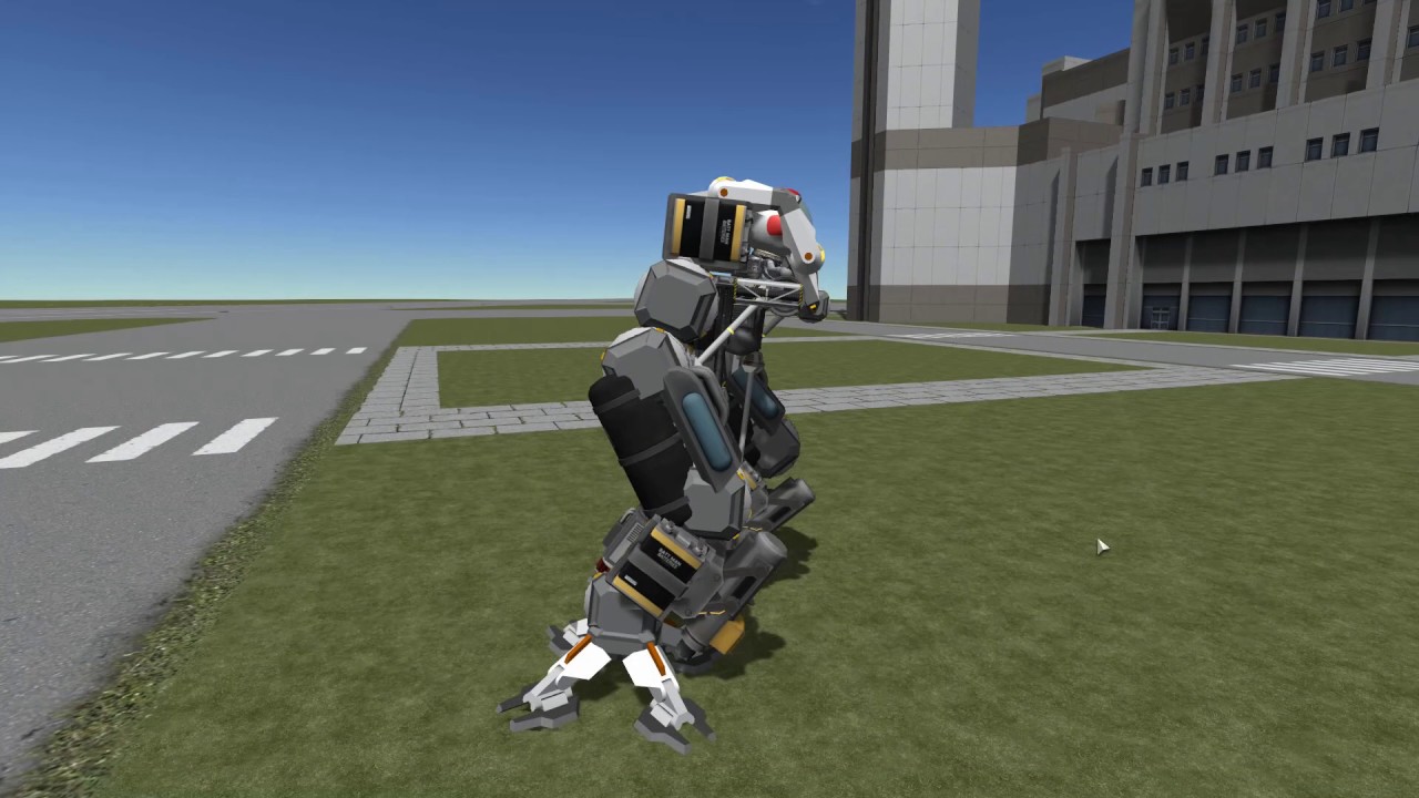 Kerbal Space program - Mech Walker season 4 Final - Piston Walker - YouTube