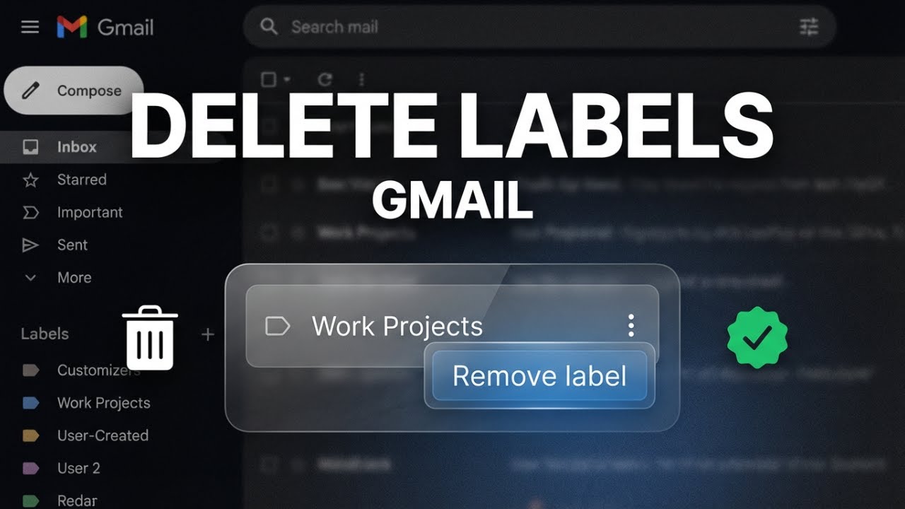 How To Delete Labels in Gmail (Remove Labels Without Deleting Emails ...