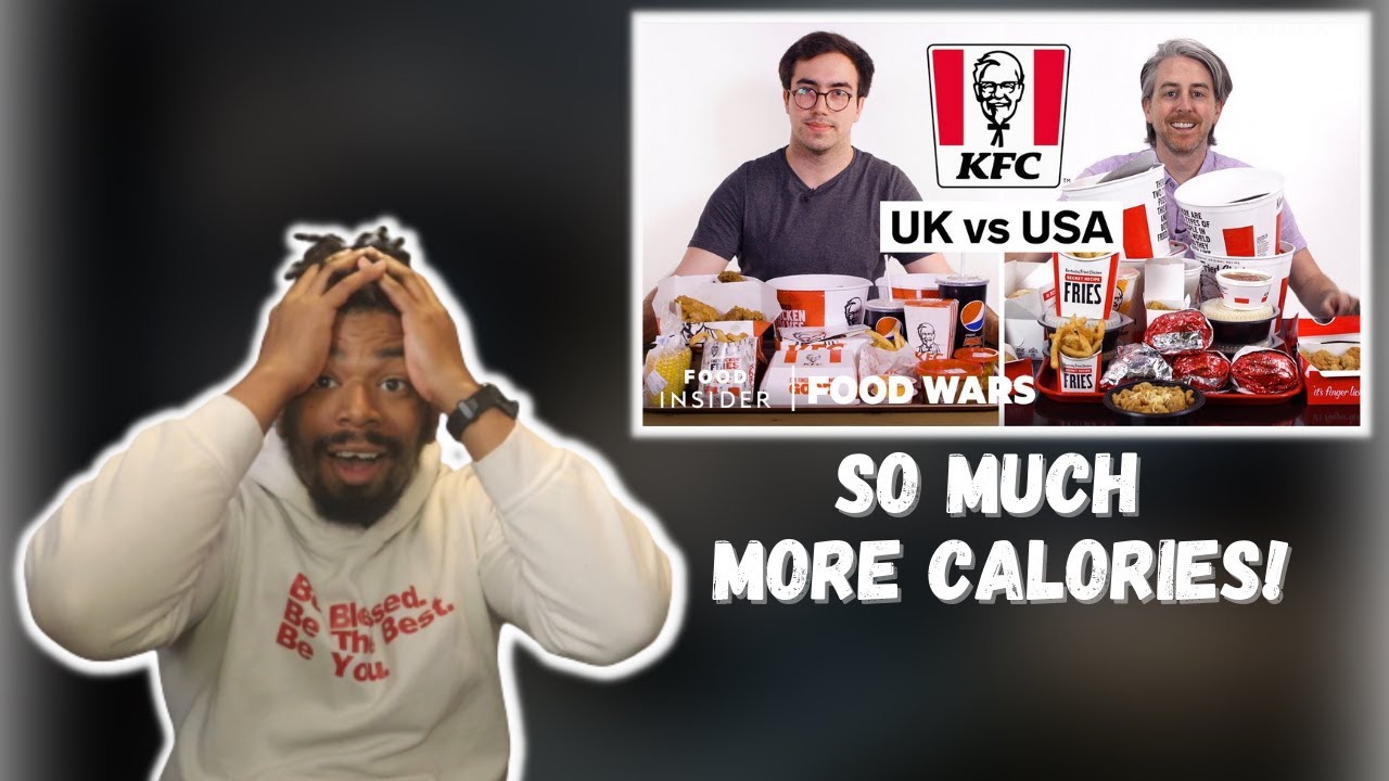 AMERICAN REACTS TO US vs UK KFC | Food Wars - YouTube