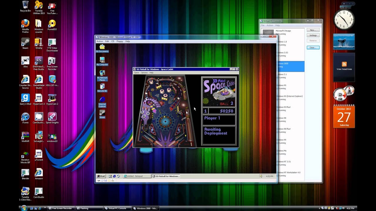 Windows 2000 in Virtual PC - YouTube