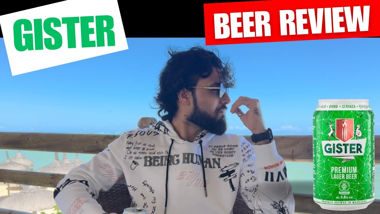 Gister Beer Review In Hindi | मॉरिशस की बियर | A Beer From Mauritius ...