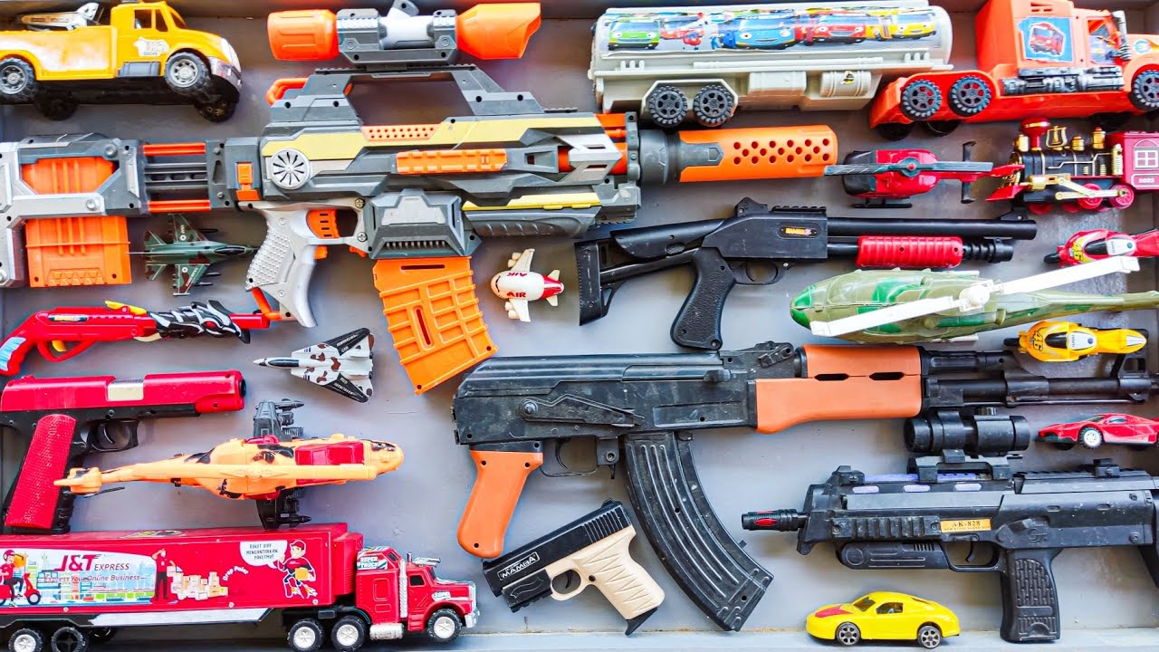 Mainan Tembak Tembakan Revolver, Blaster Gun, Black Mamba, Bullet Gun ...