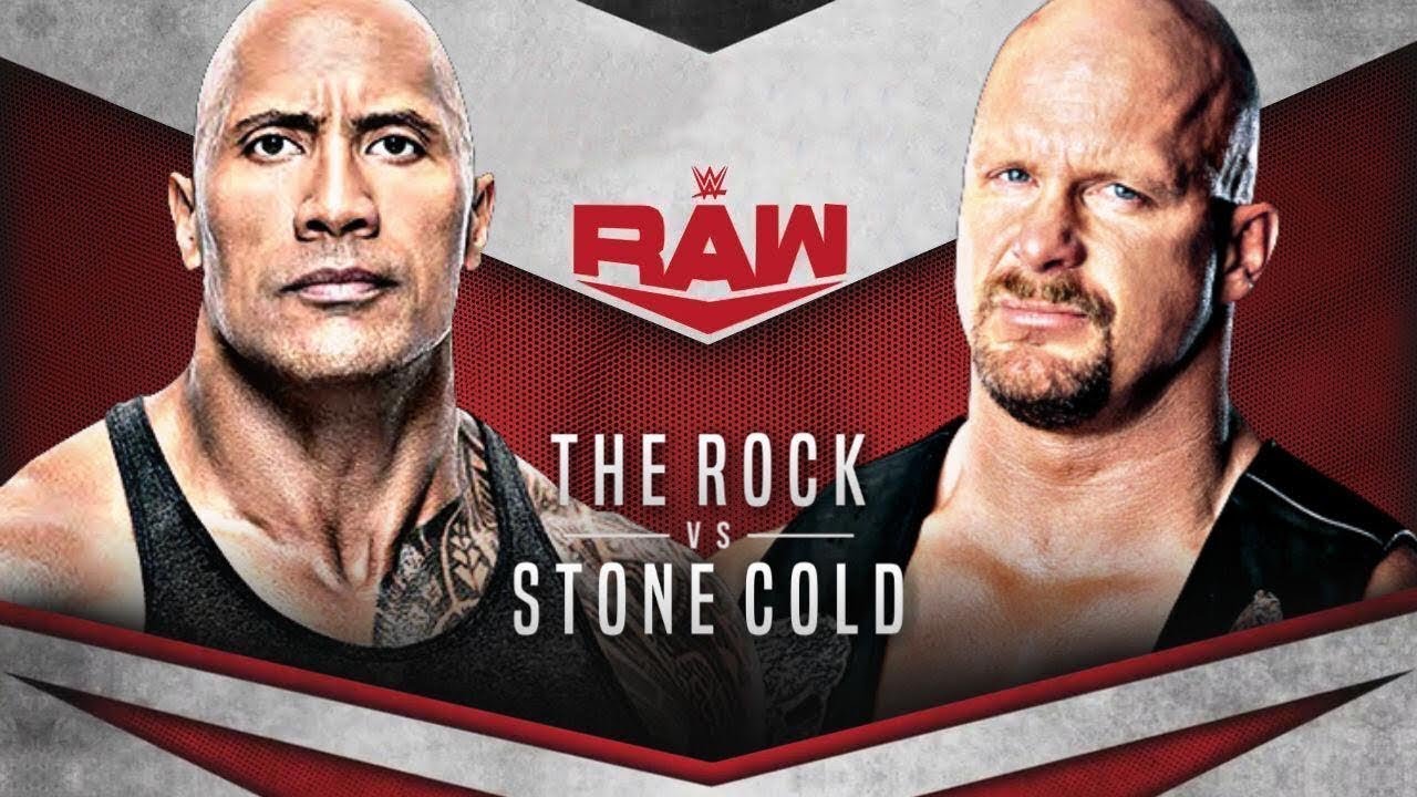 THE ROCK vs STONE COLD steve austin (wrestlemania) - YouTube