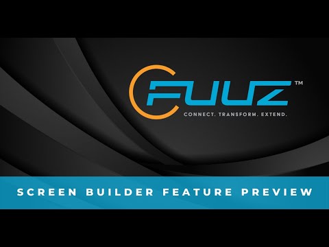 Screen Builder Feature Preview - YouTube