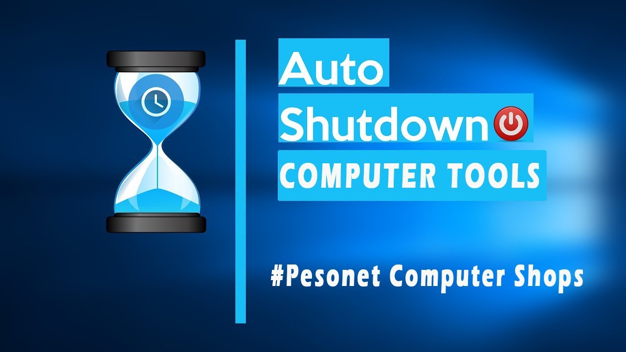 Computer Auto Shutdown Tools. No need for wiring between Computer and ...