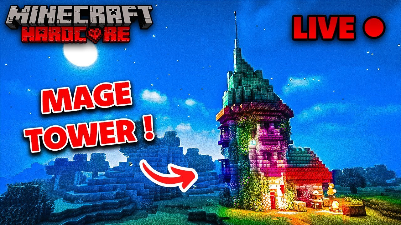 Let's Build a MAGE TOWER in Minecraft! - YouTube