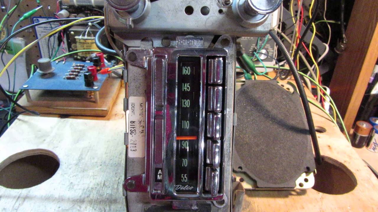 1965 67 Corvette Radio - YouTube