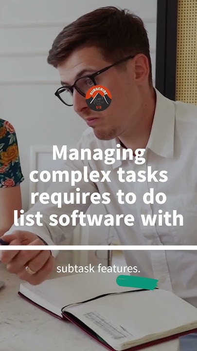 To Do List Software with Subtasks - YouTube