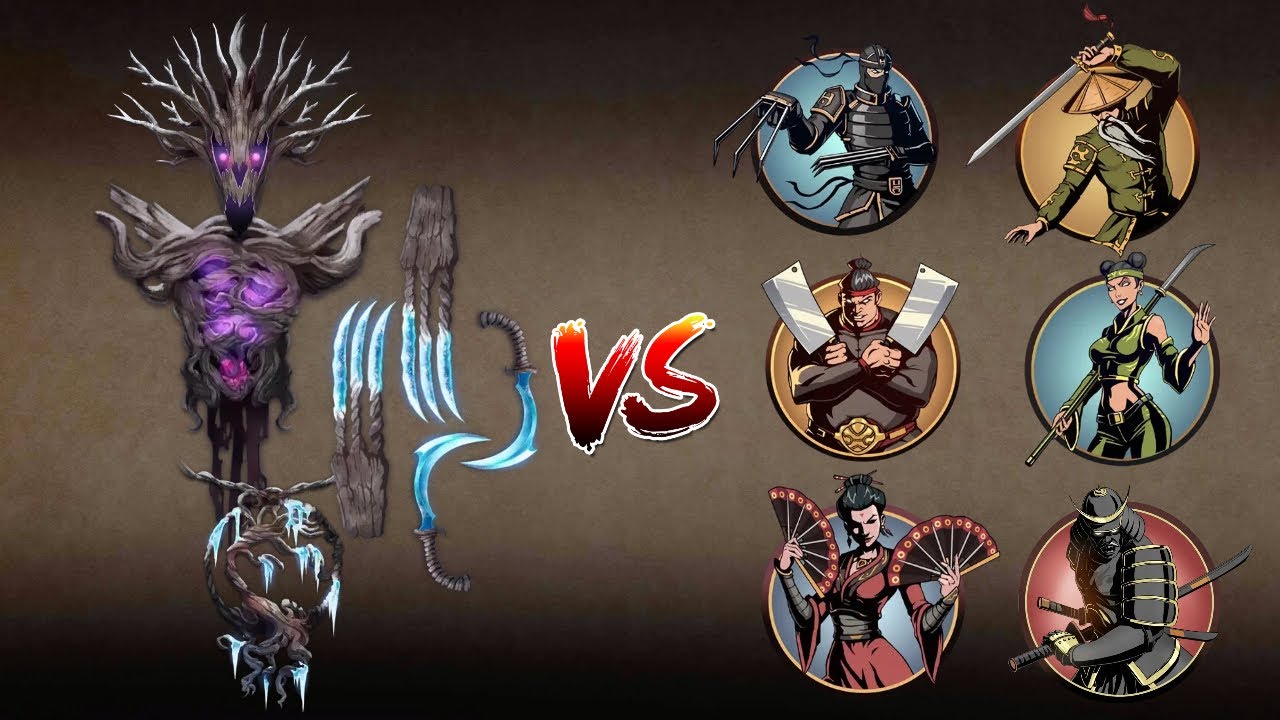 Shadow Fight 2 || Forest Guardian vs Bosses - YouTube