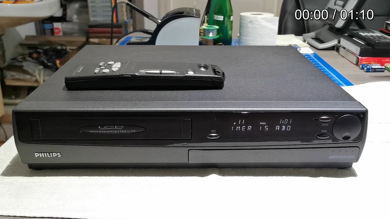 VHS Philips VR312/02 - YouTube