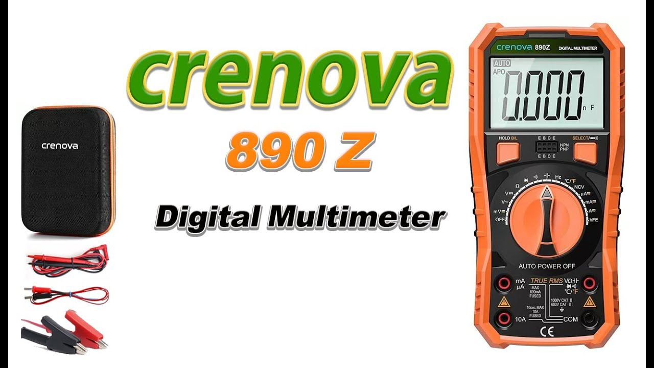 #Crenova 890Z Digital #multimeter Review. معرفی وآنباکس و بررسی دقیق ...