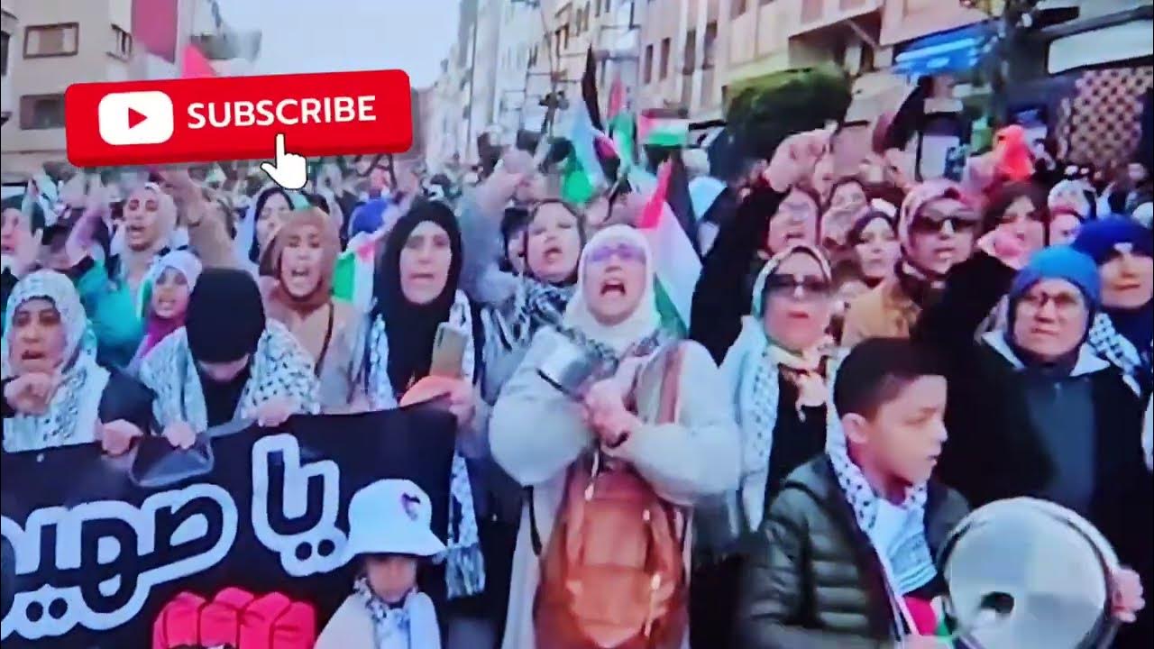 أصحاب مع فلسطين ظالمة او مظلومة اتحداكم تتركوا اخواتنا الجزائريات يخرجن