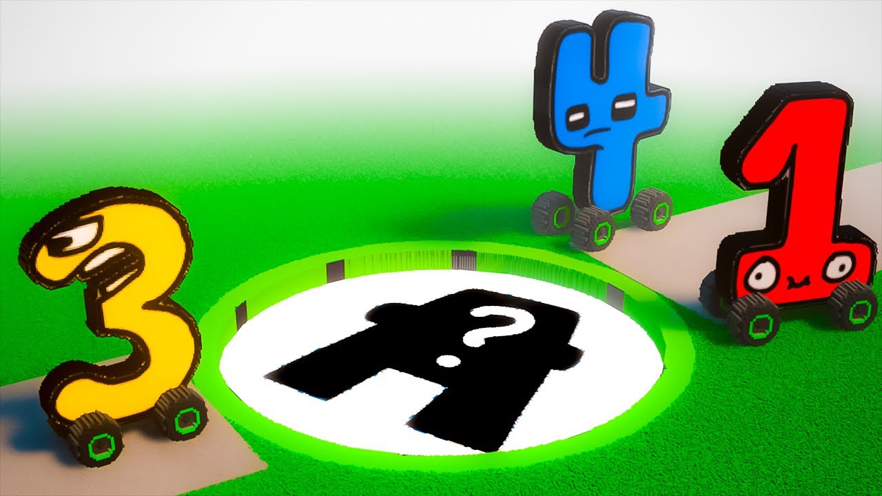 Number Lore CARS enter into Portals & pass OBSTACLE courses in ALPHABET ...