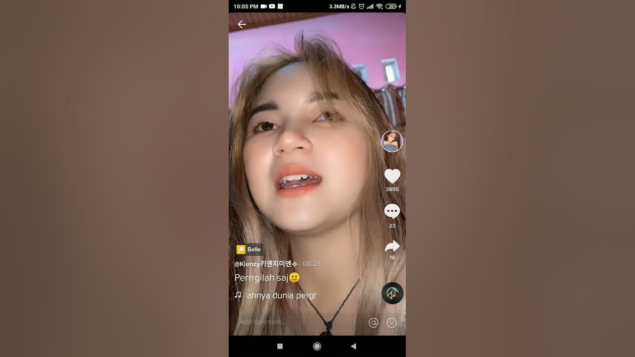 Cewek tiktok, kienzy 6, Cantik sexy, don't look at nenene bigo - YouTube