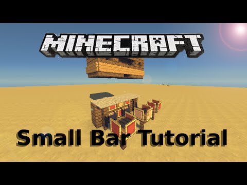 -Minecraft Tutorial- Small Bar Tutorial - YouTube