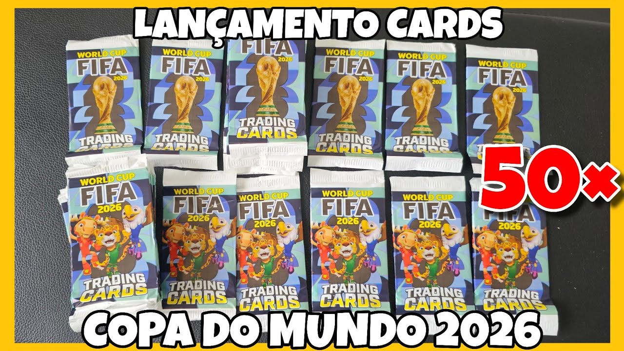 LANÇAMENTO: ABRINDO CARDS DA COPA DO MUNDO 2026 - YouTube