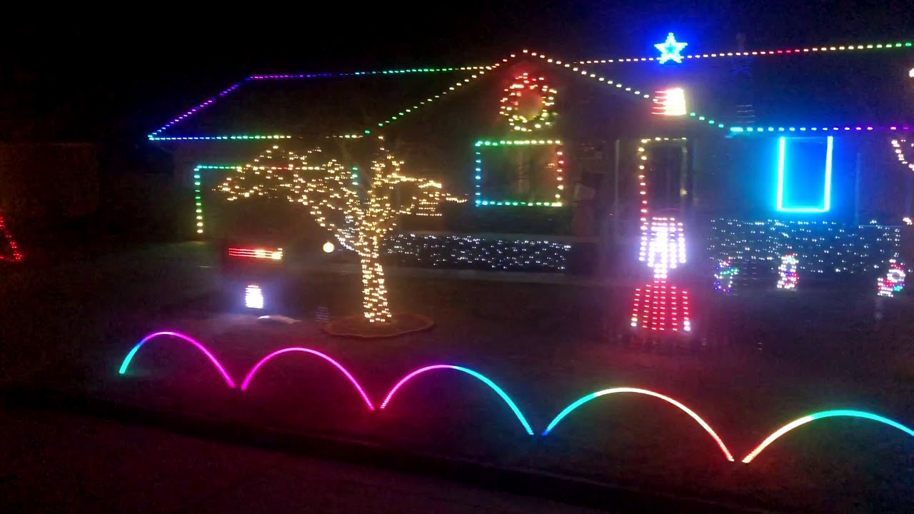 2017 Christmas Light Show - 12 Days of Christmas by Relient K - YouTube