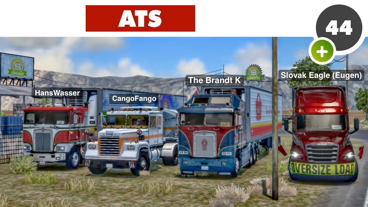 #44 ATS - Multiplayer! [ft. Slovak Eagle, The Brandt K and HansWasser ...