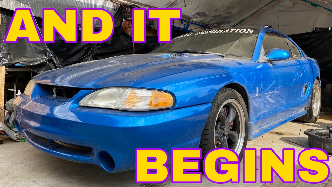 TIME TO GET THE 98 COBRA BACK ON THE ROAD - YouTube