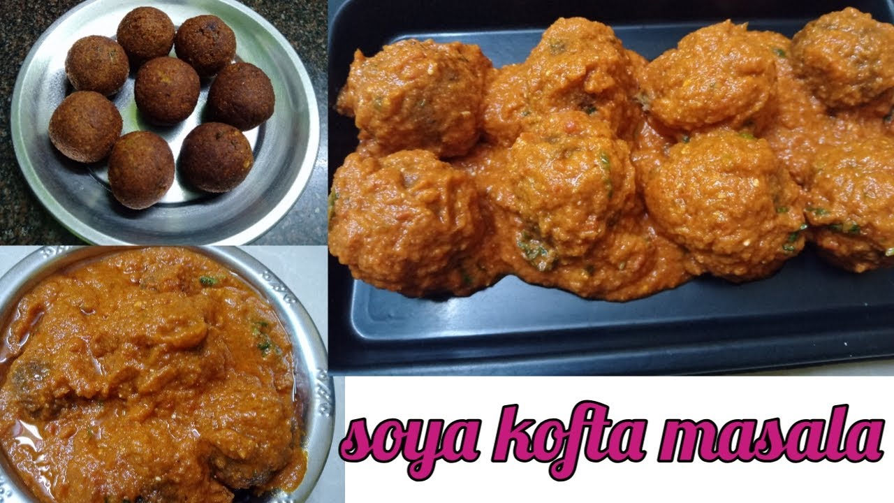 Soya kofta gravy / soya kofta curry in Tamil - YouTube