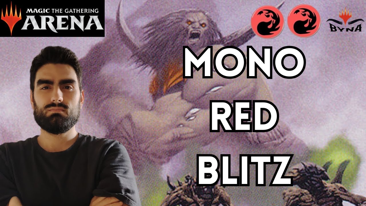 MONO RED BLITZ Historic bo1 #magicthegathering #mtg #mtgarena - YouTube