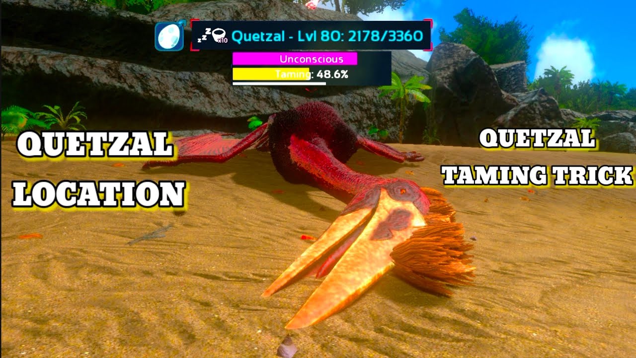 QUETZAL FIND LOCATION🔥!! EASY TAMING TRICK😲!! WORK MULTI-PLAYER AND ...