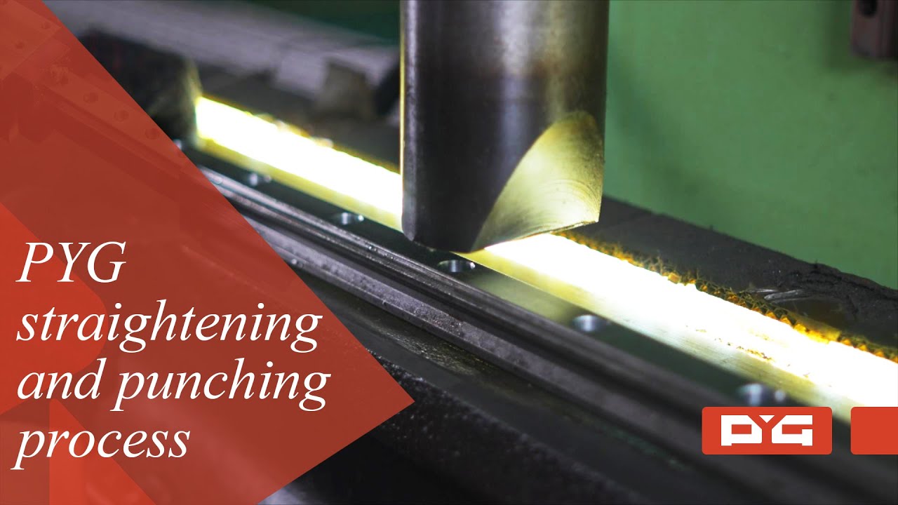 PYG straightening and punching process - YouTube