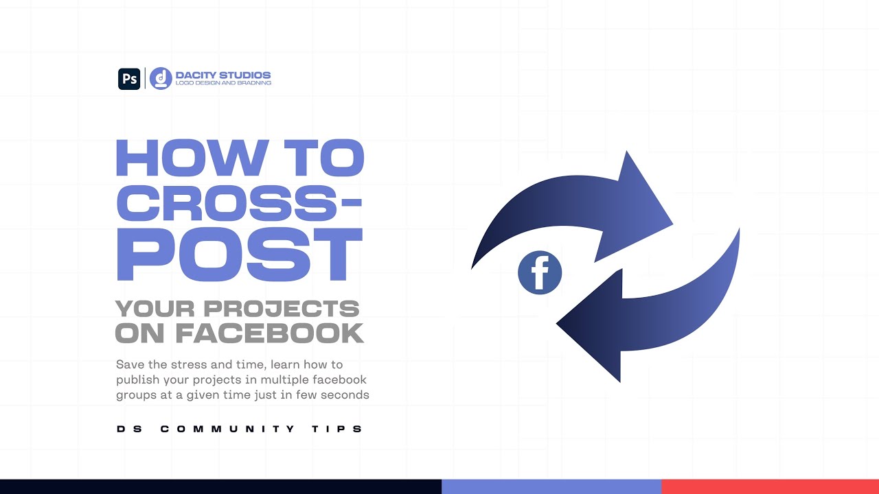 HOW TO CROSS POST YOUR PROJECTS ON FACEBOOK - YouTube