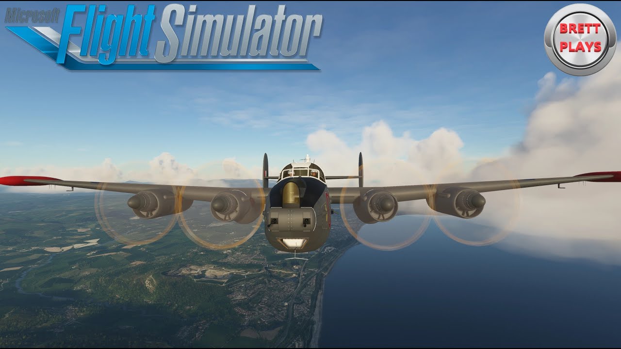 Avro Shackleton joy flight Caernarfon to Liverpool - Microsoft Flight ...