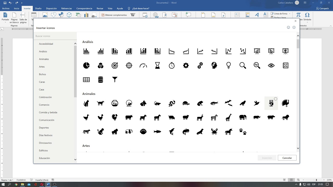 Word: Símbolos e íconos - YouTube