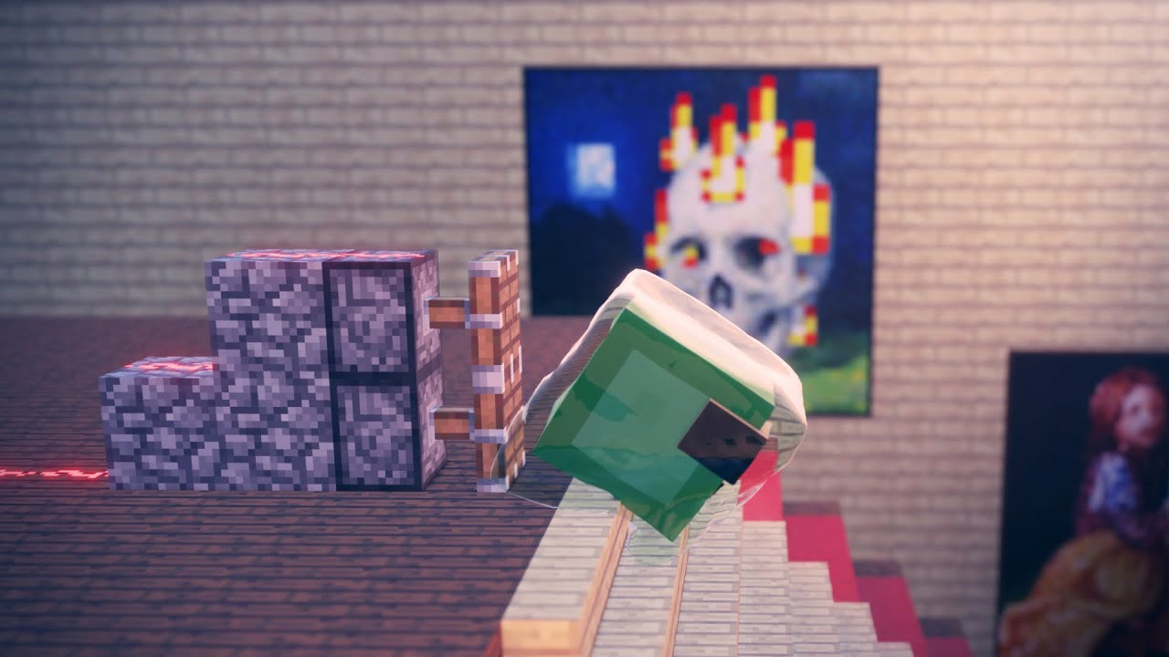 Cave | Banner | Slime [ Minecraft Physics Simulations ] - YouTube