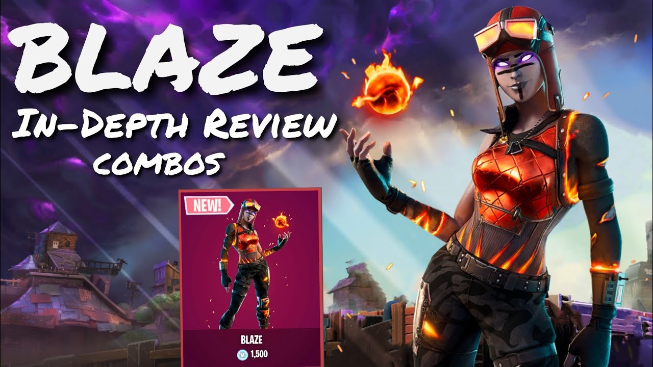 Blaze Skin Before you Buy In-Depth Review Fortnite - YouTube