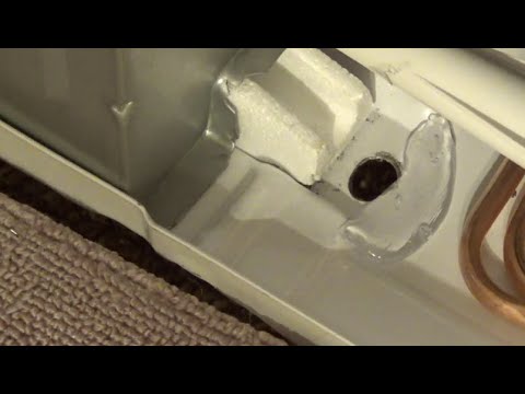 Drilling a Drain Hole in the Frigidaire FHWC253WB2 25,000 BTU Air ...