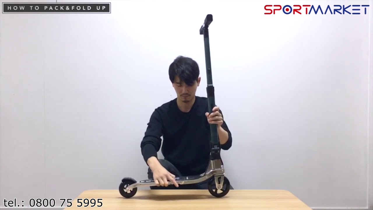 T05-B, T05-BL, T05-P Самокат складывающийся Tour - YouTube