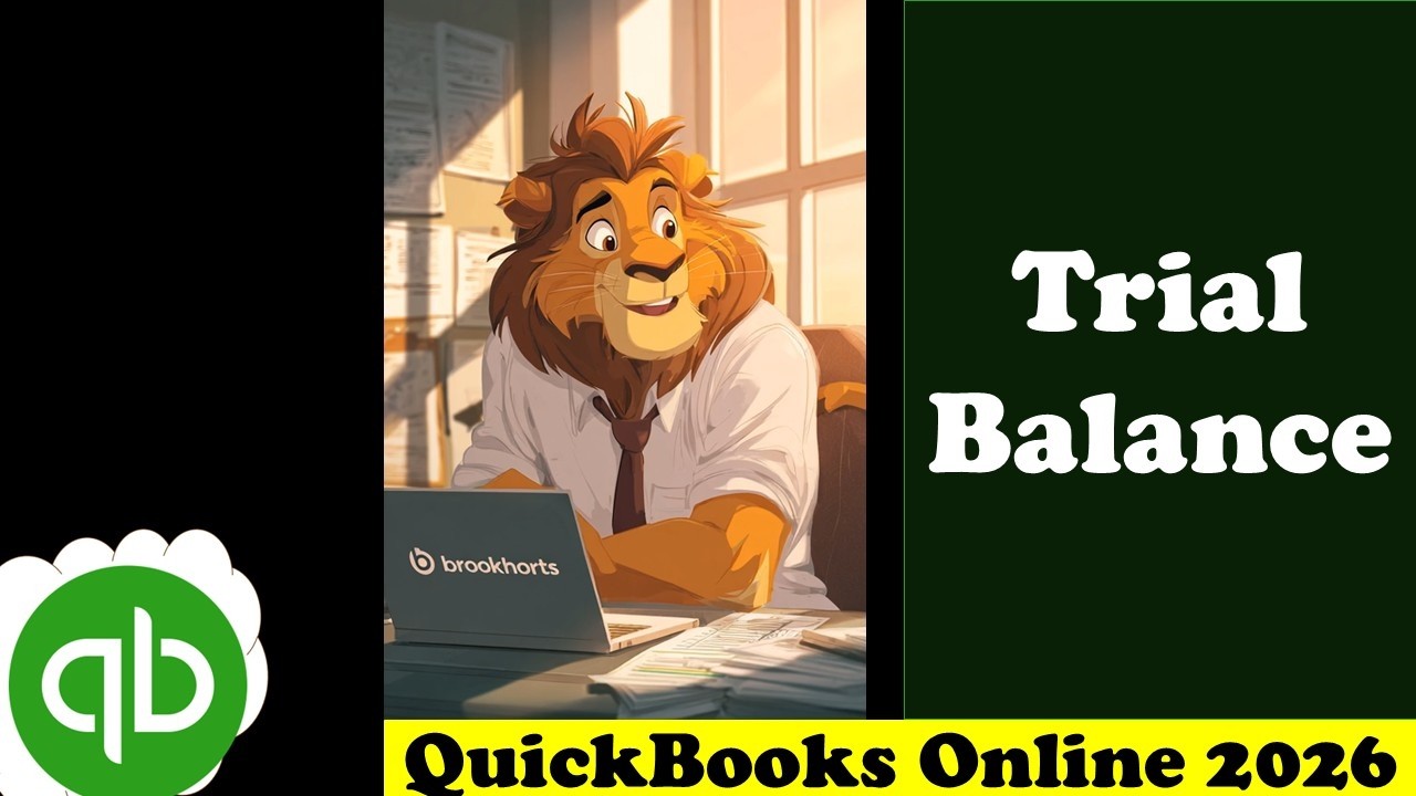 Trial Balance 4225 QuickBooks Online 2026 - YouTube