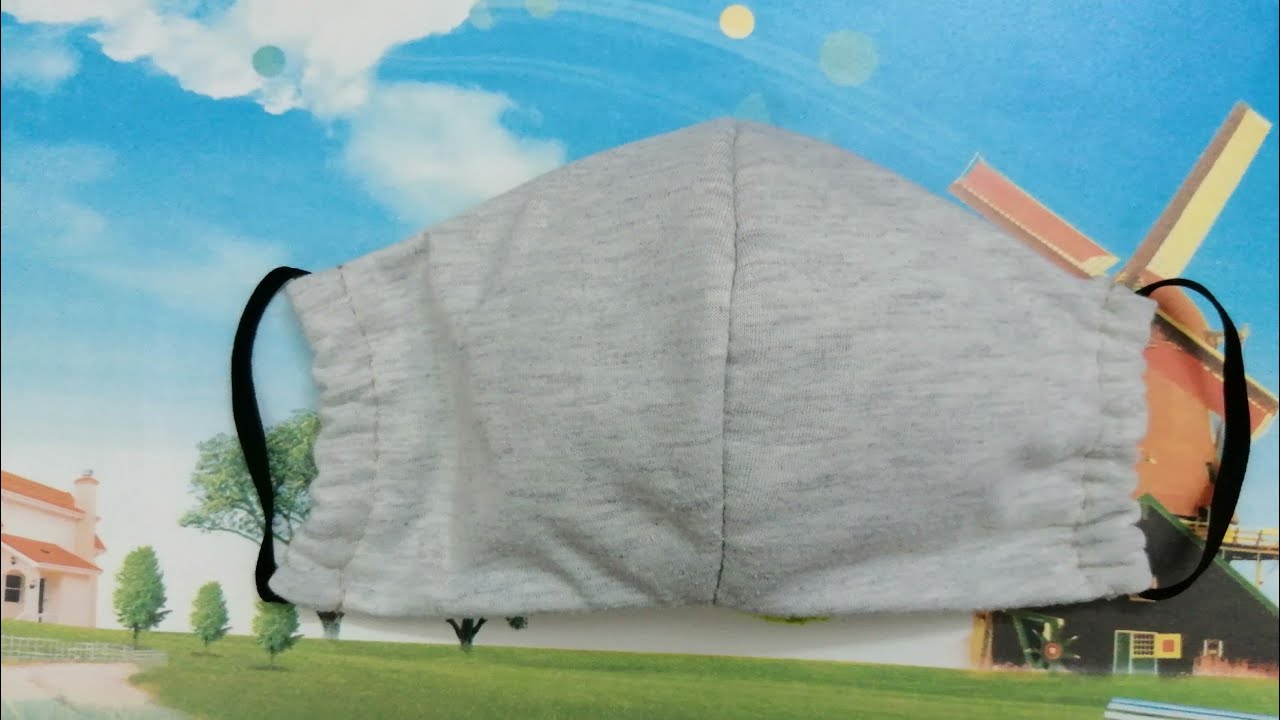 DIY FACEMASK FROM OLD T-SHIRT/Crafts and Vlogs - YouTube