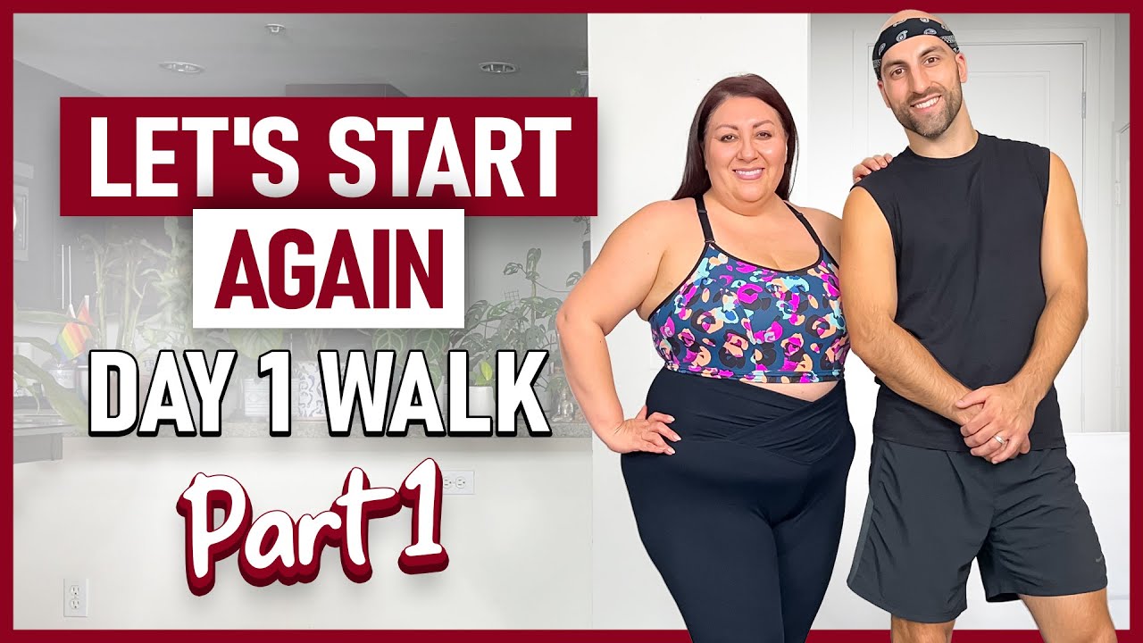 1000 steps BEGINNER WALKING WORKOUT ⏰ START your fitness journey - YouTube