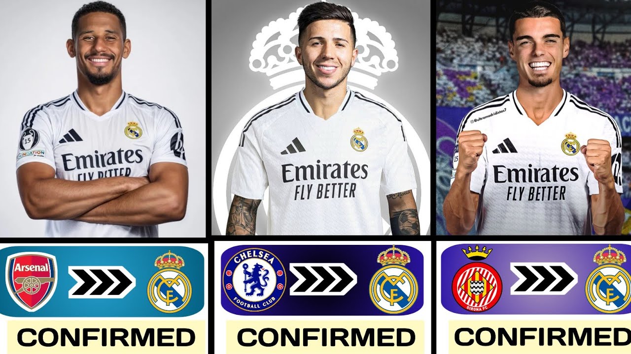 Real Madrid Confirmed Transfer News Today | Saliba to Real Madrid, Enzo ...